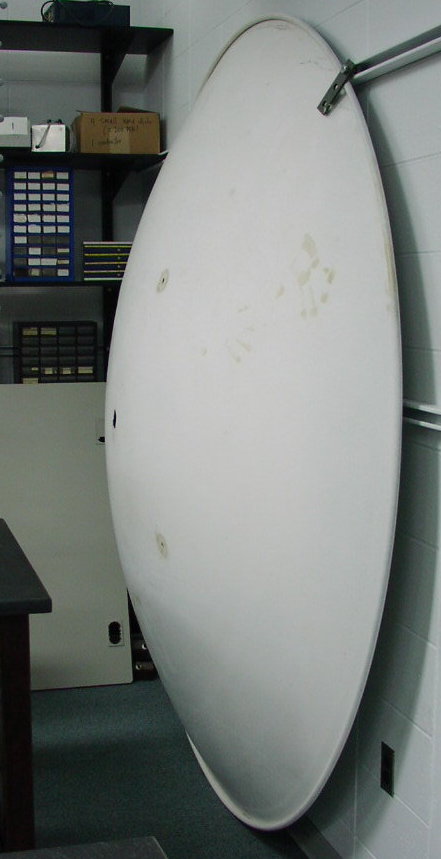 The plan is to use this 8 foot parabolic dish as the antenna. We also ...